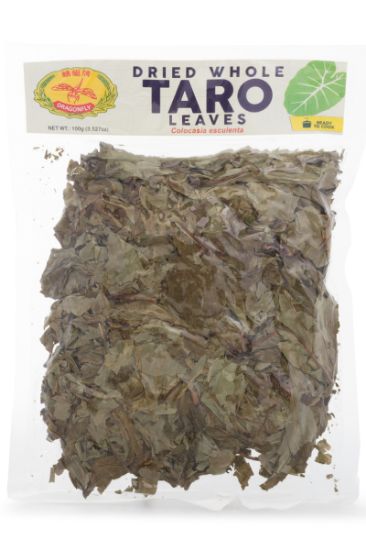 Dragonfly Dried Whole Taro Leaves 100 Grams | Shopright